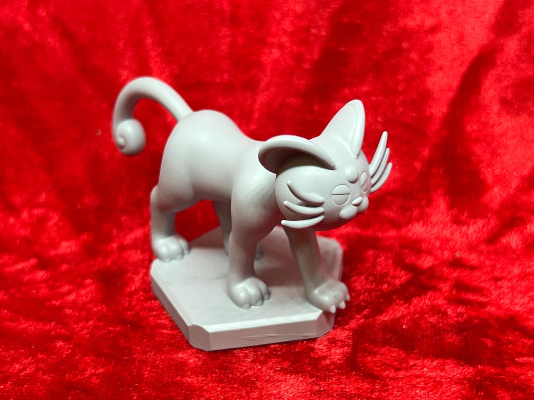 Pokemon #053 Persian Alolan Figure Grey TCG Statue - Etsy