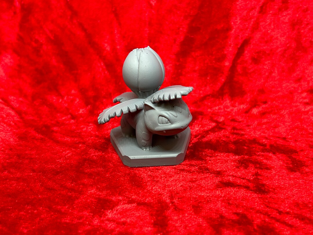 Pokemon 002 Ivysaur Figure Grey TCG Statue - Etsy