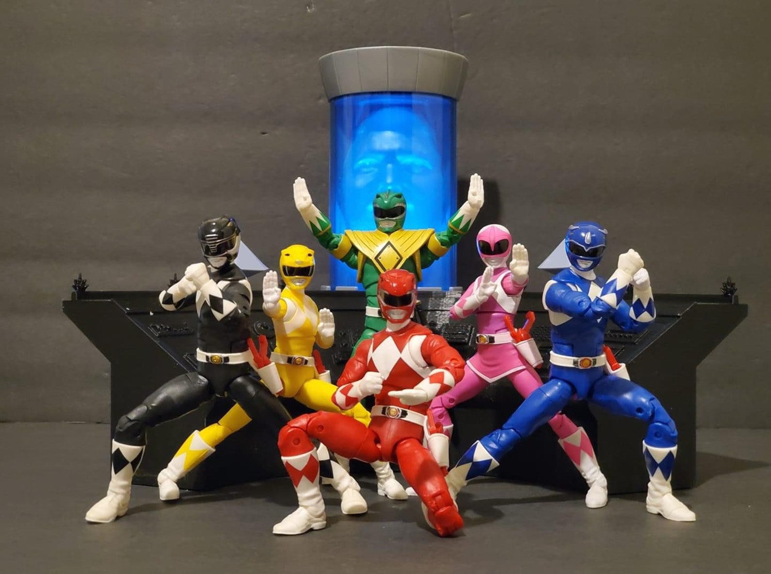 Mighty Morphin Power Rangers Lightning Scale Command Centre - Etsy UK