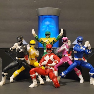 Mighty Morphin Power Rangers Lightning Scale Command Centre Consoles ...