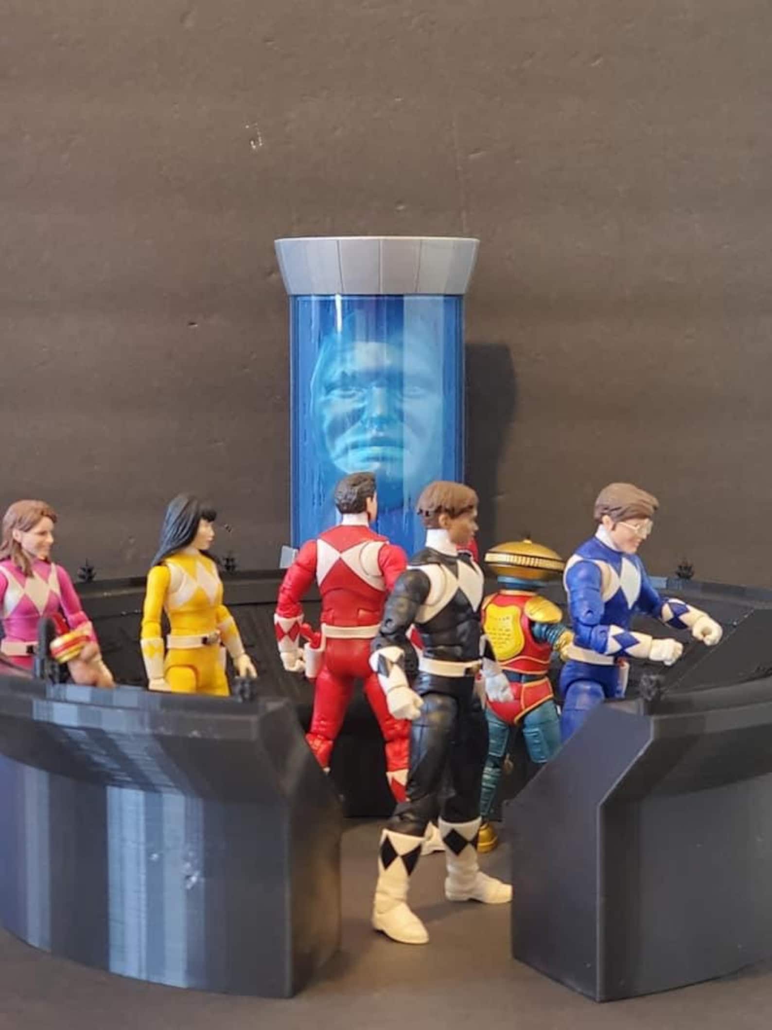 Mighty Morphin Power Rangers Lightning Scale Command Centre - Etsy UK