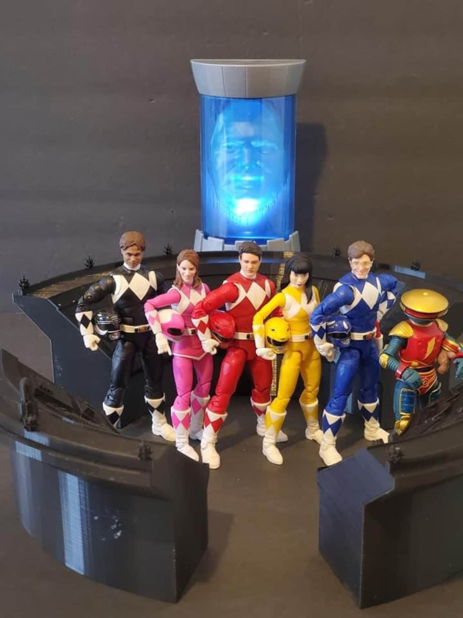 Mighty Morphin Power Rangers Lightning Scale Command Centre | Etsy UK