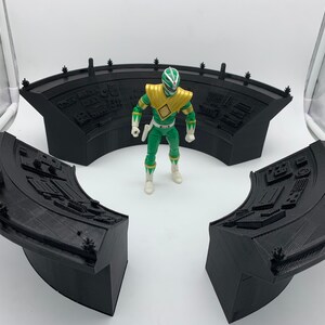 Mighty Morphin Power Rangers Lightning Scale Command Centre Consoles ...