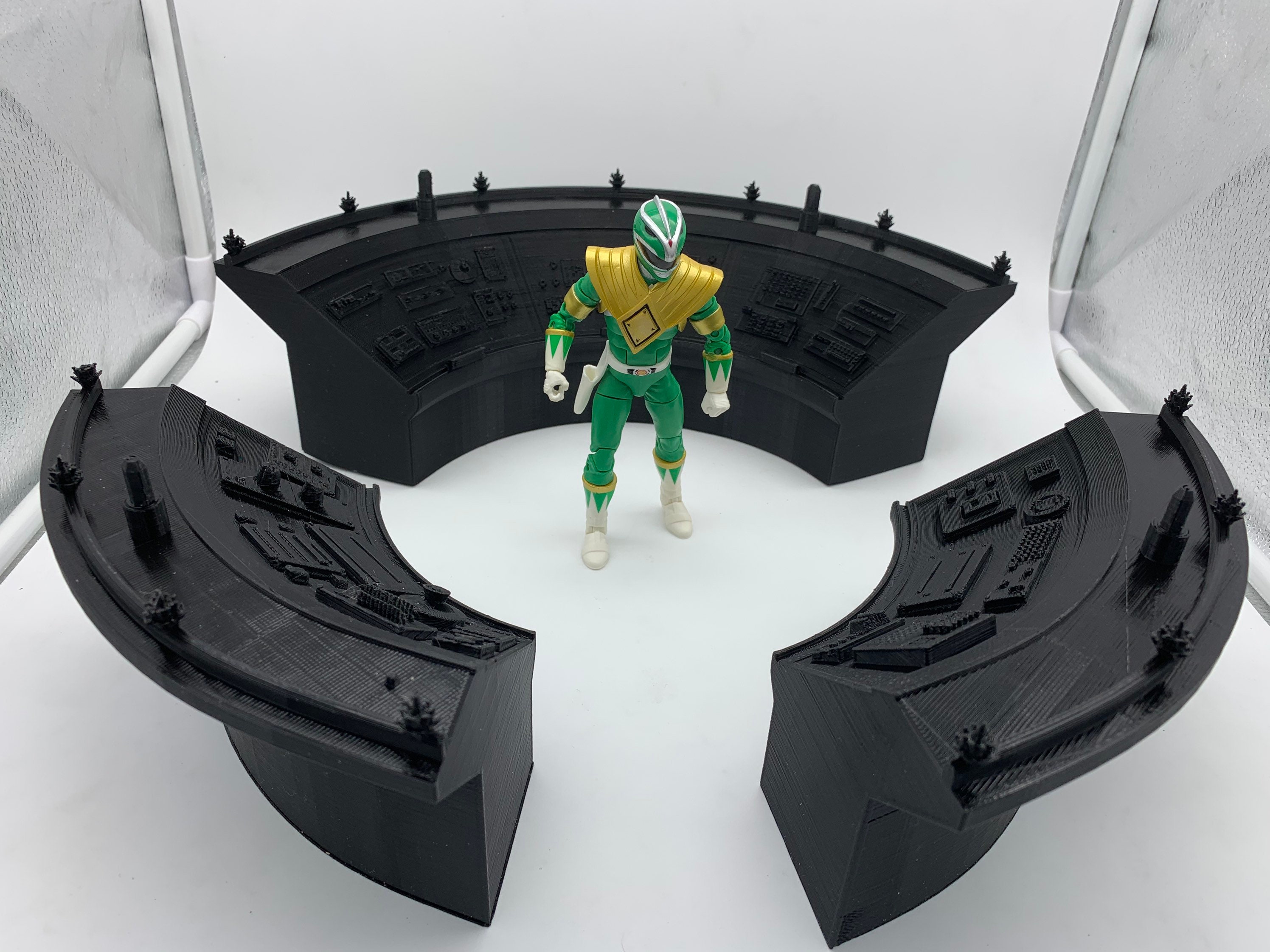 Mighty Morphin Power Rangers Lightning Scale Command Centre - Etsy UK