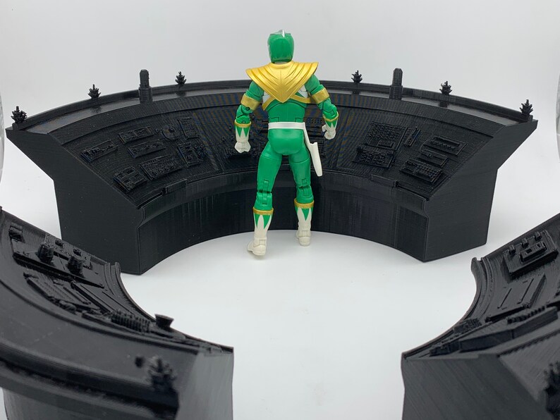 Mighty Morphin Power Rangers Lightning Scale Command Centre - Etsy