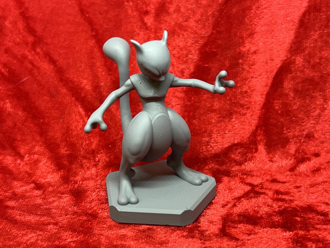 Pokemon #150 Mewtwo Figure Grey tcg Statue - Etsy