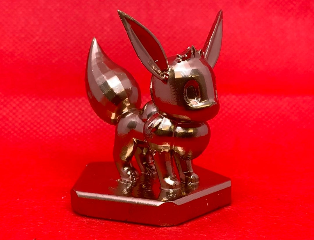 Pokemon Figure Statue Eevee Gold Trophy Statue - Etsy