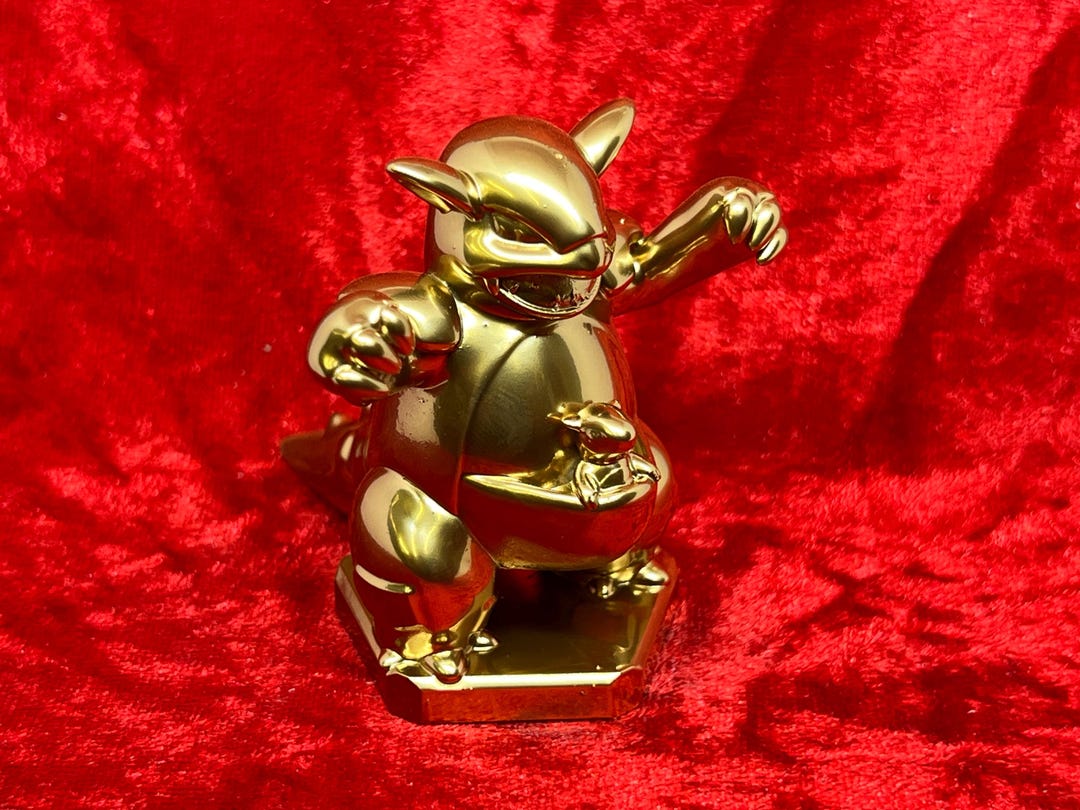 Pokemon 115 Kangaskhan Gold TCG Statue - Etsy