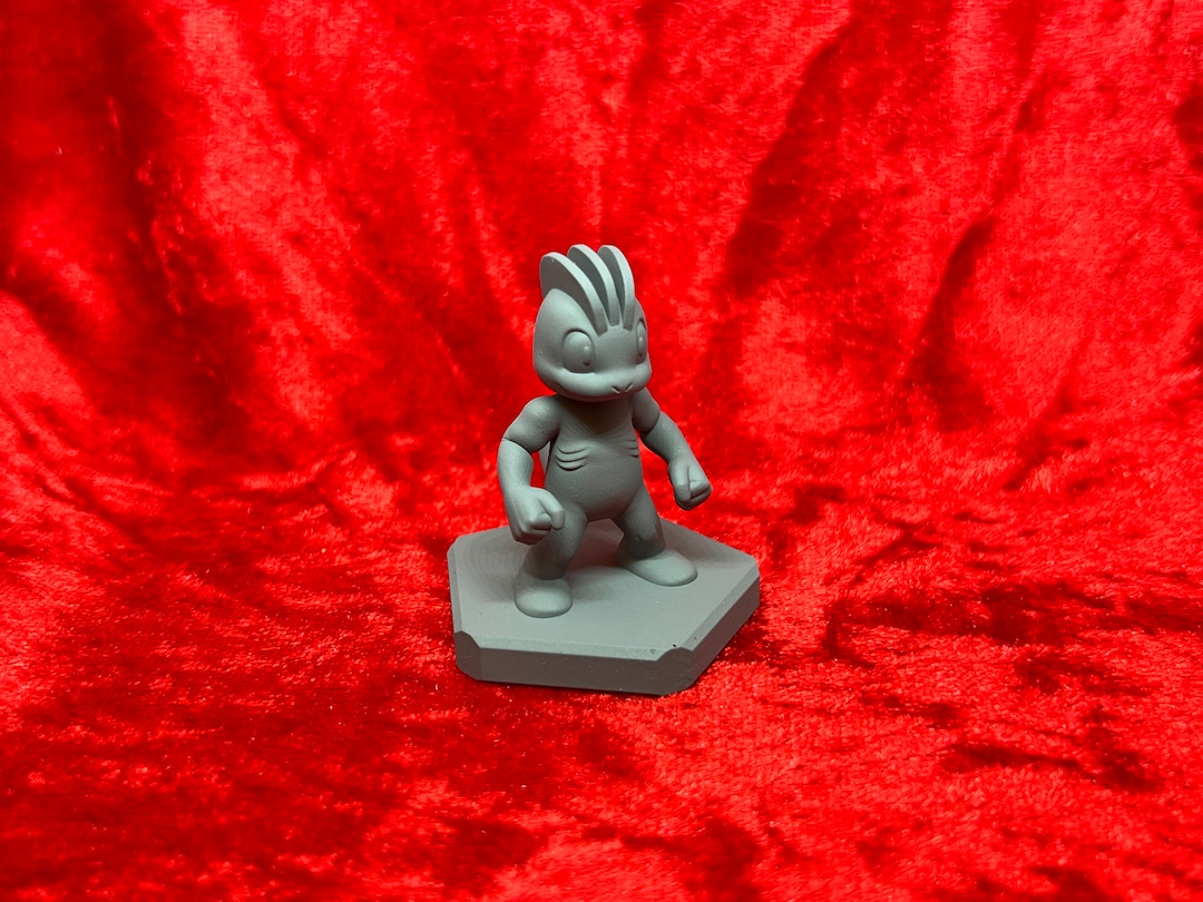 Pokemon 066 Machop Figure Grey TCG Statue - Etsy