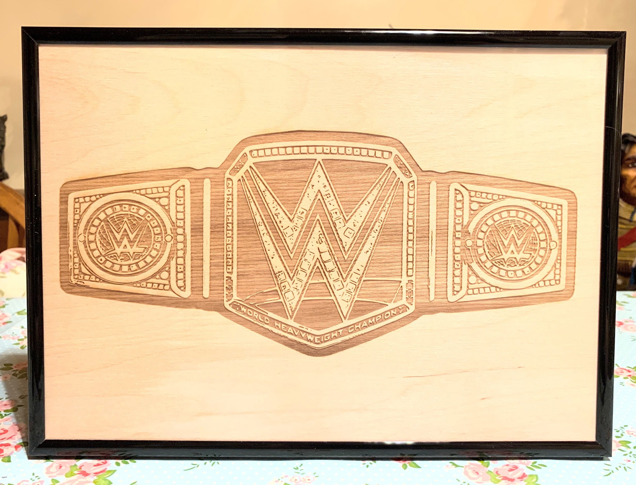 How To Draw The Wwe Championship Belt