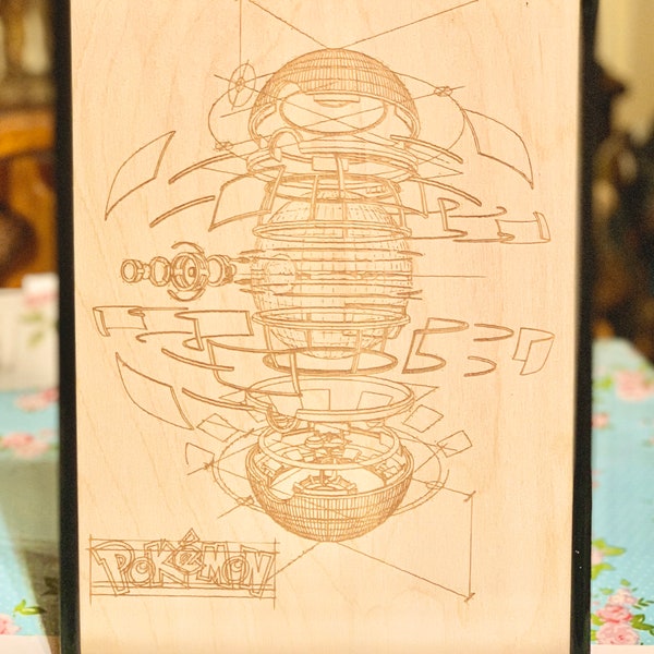 Wood Pokeball - Etsy