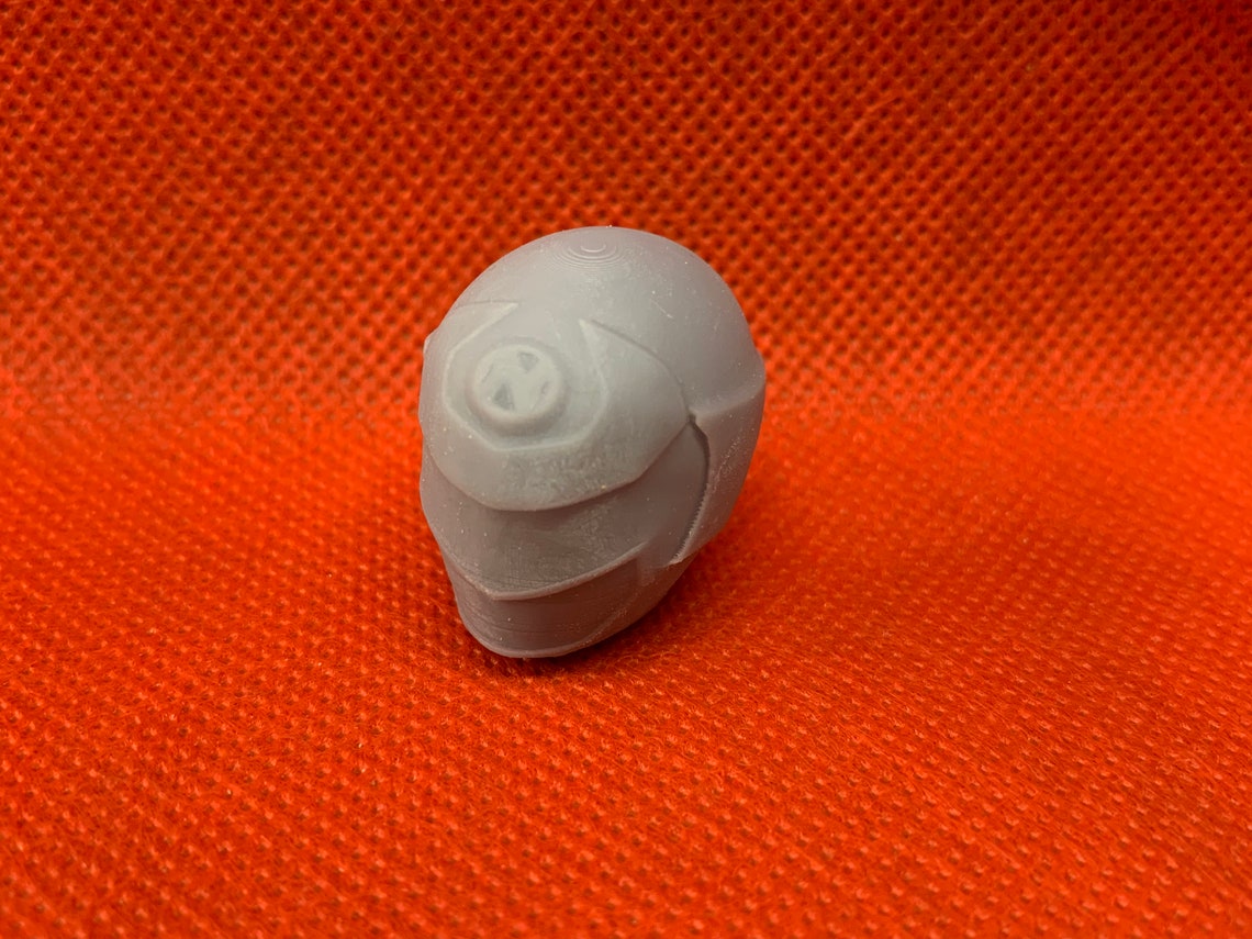 Power Rangers Ninjor MMPR Lightning Scale Helmet Head - Etsy