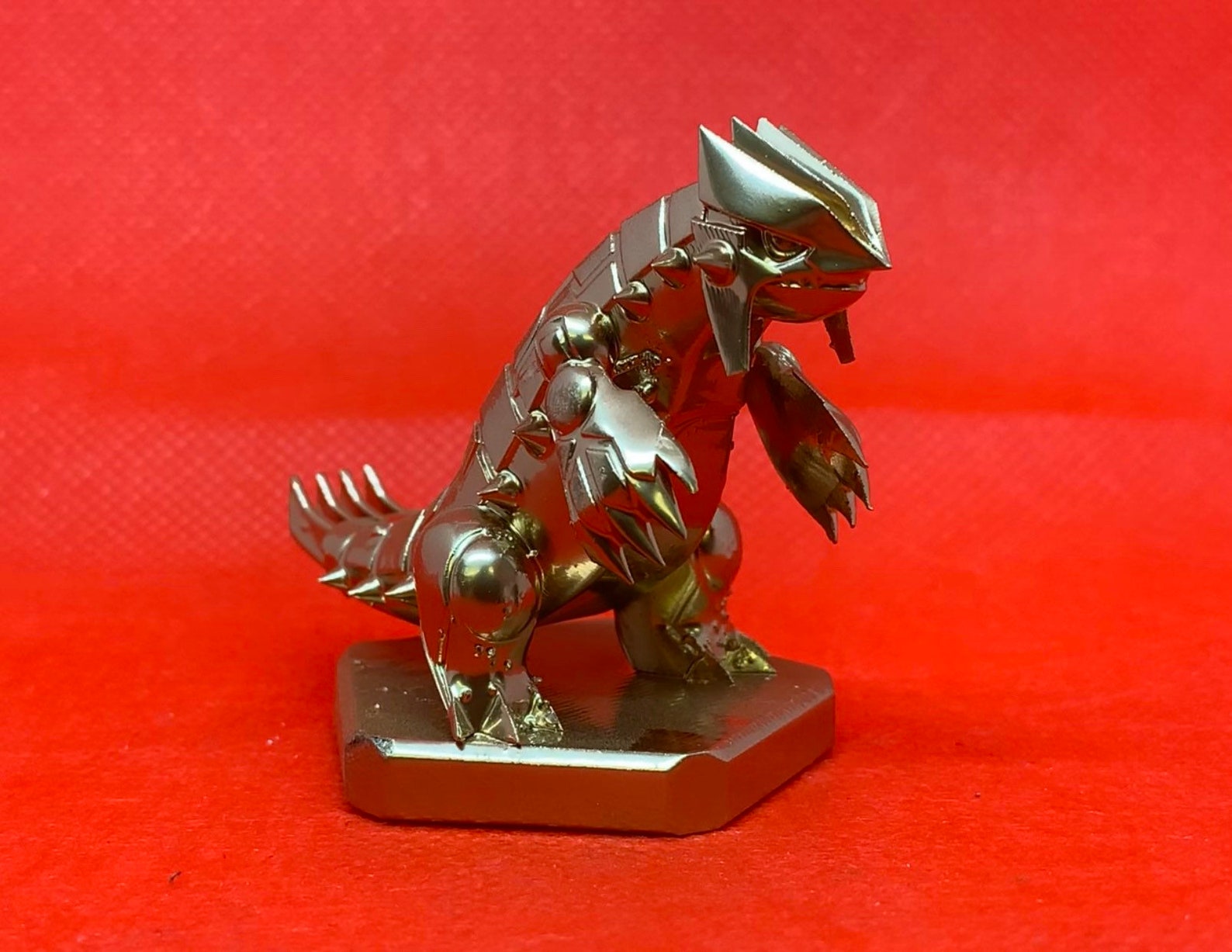 Pokemon 383 Groudon Figure Goldtcg Statue - Etsy
