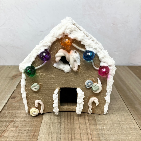 Ceramic Gingerbread House - Etsy