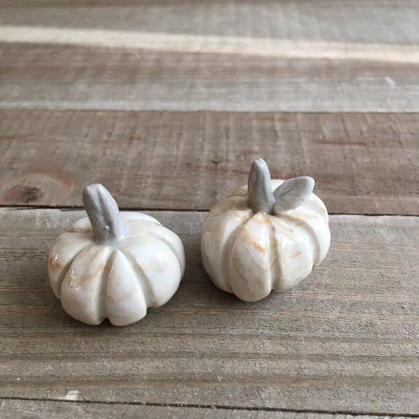 Mini Ceramic Pumpkins - Etsy