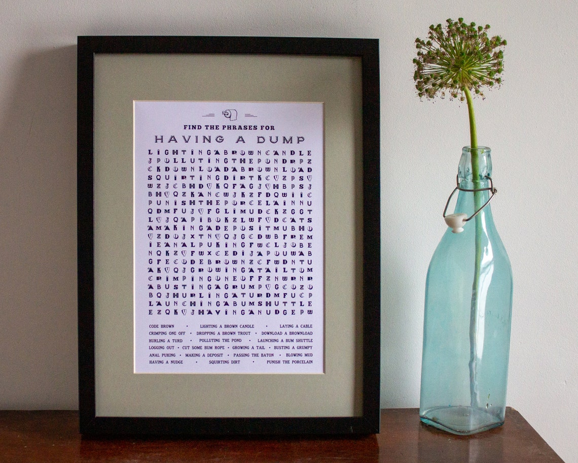 Having a Dump Wordsearch - Etsy