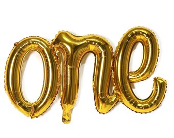 One Script Balloonone Balloonfirst Birthday Balloon Propfirst Birthday ...