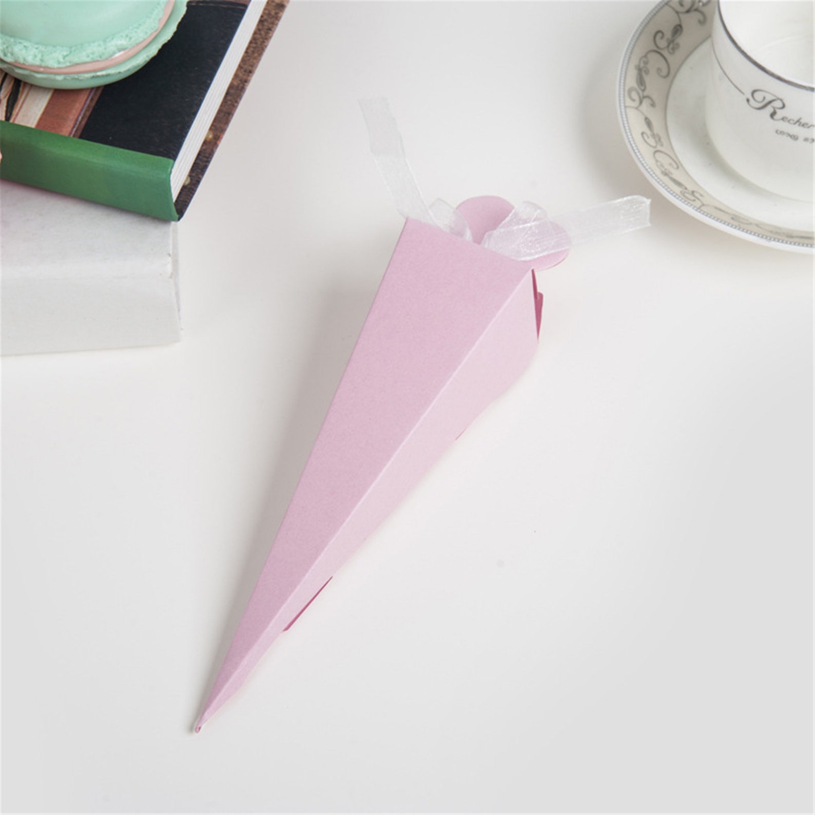 Cone Party Favor Boxes-wedding Candy Boxes-treat Boxes-bridal - Etsy
