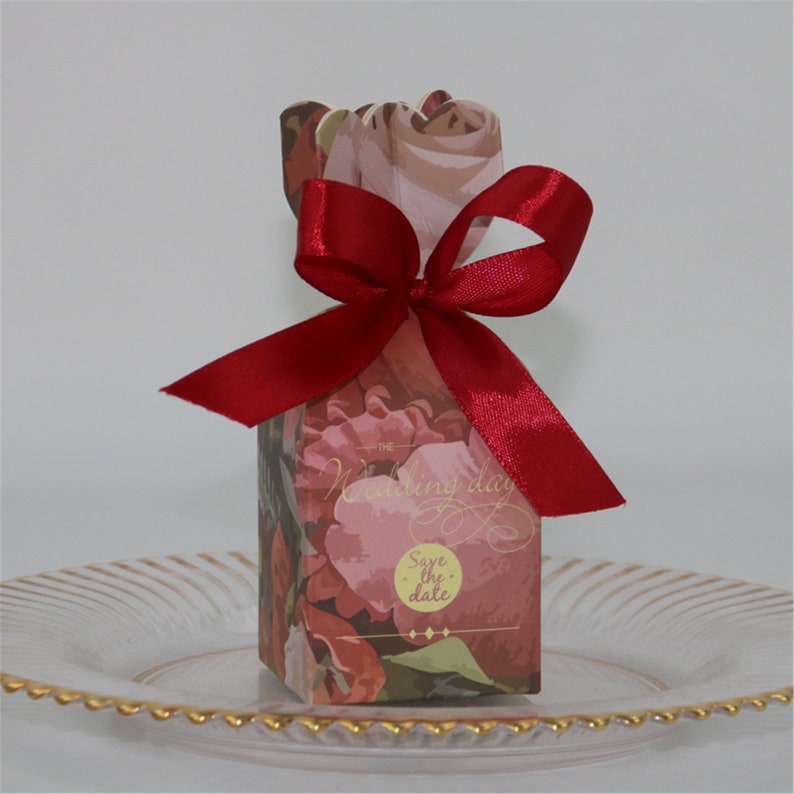 Classic Wedding Party Favor Boxes-wedding Candy Box-bridal - Etsy
