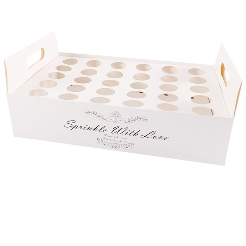 Wedding Confetti Cone Holder Stand Boxes Tray-wedding Tray - Etsy