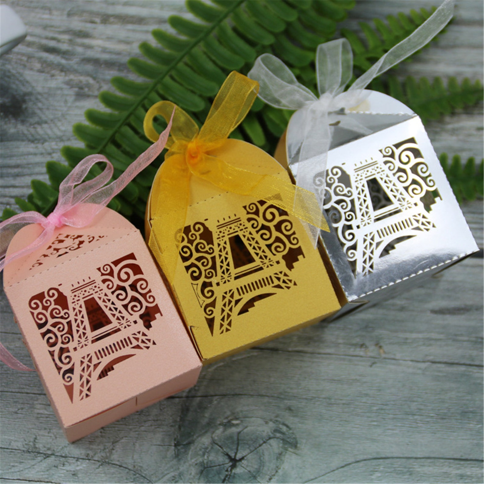 Eiffel Tower Favor Boxes-laser Cut Party Favor Box-creative - Etsy
