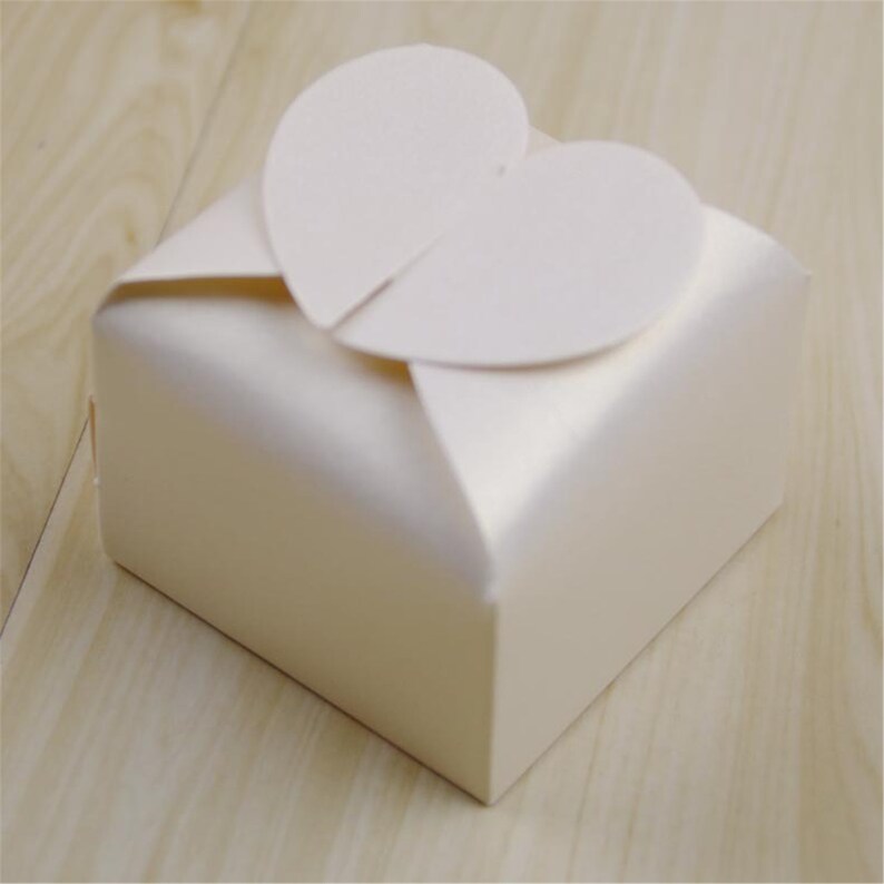 Heart Shape Wedding Favor Boxes-bridal Shower Candy - Etsy