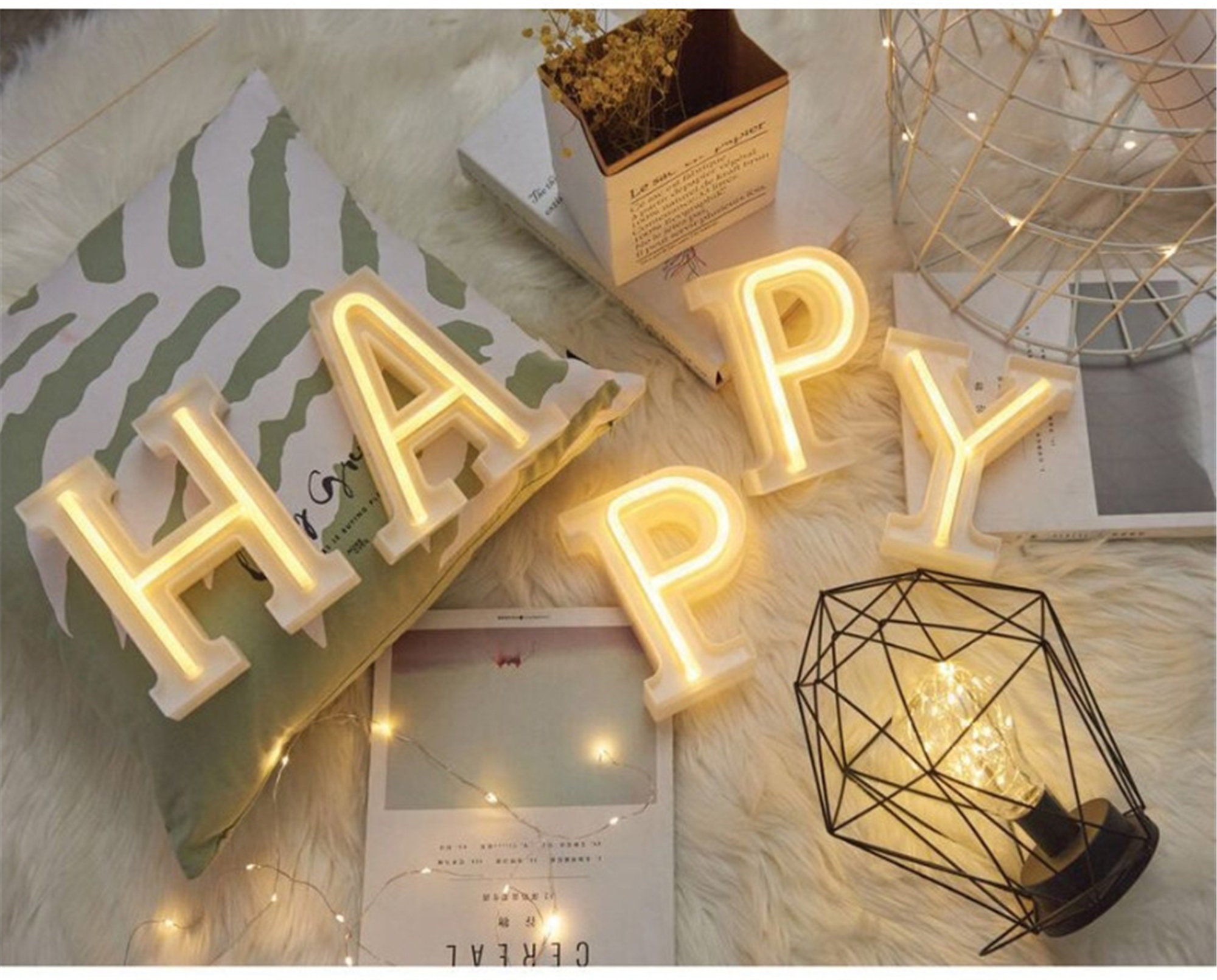 16cm Neon Alphabet Letter LED Lights-battery & USB Operated - Etsy