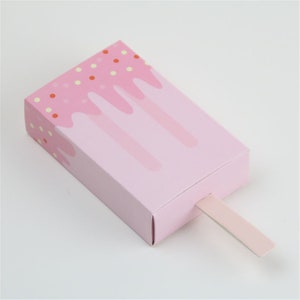 Ice Cream Shaped Candy Favor Boxes-ice Cream Pop Boxes-gift Boxes-baby ...