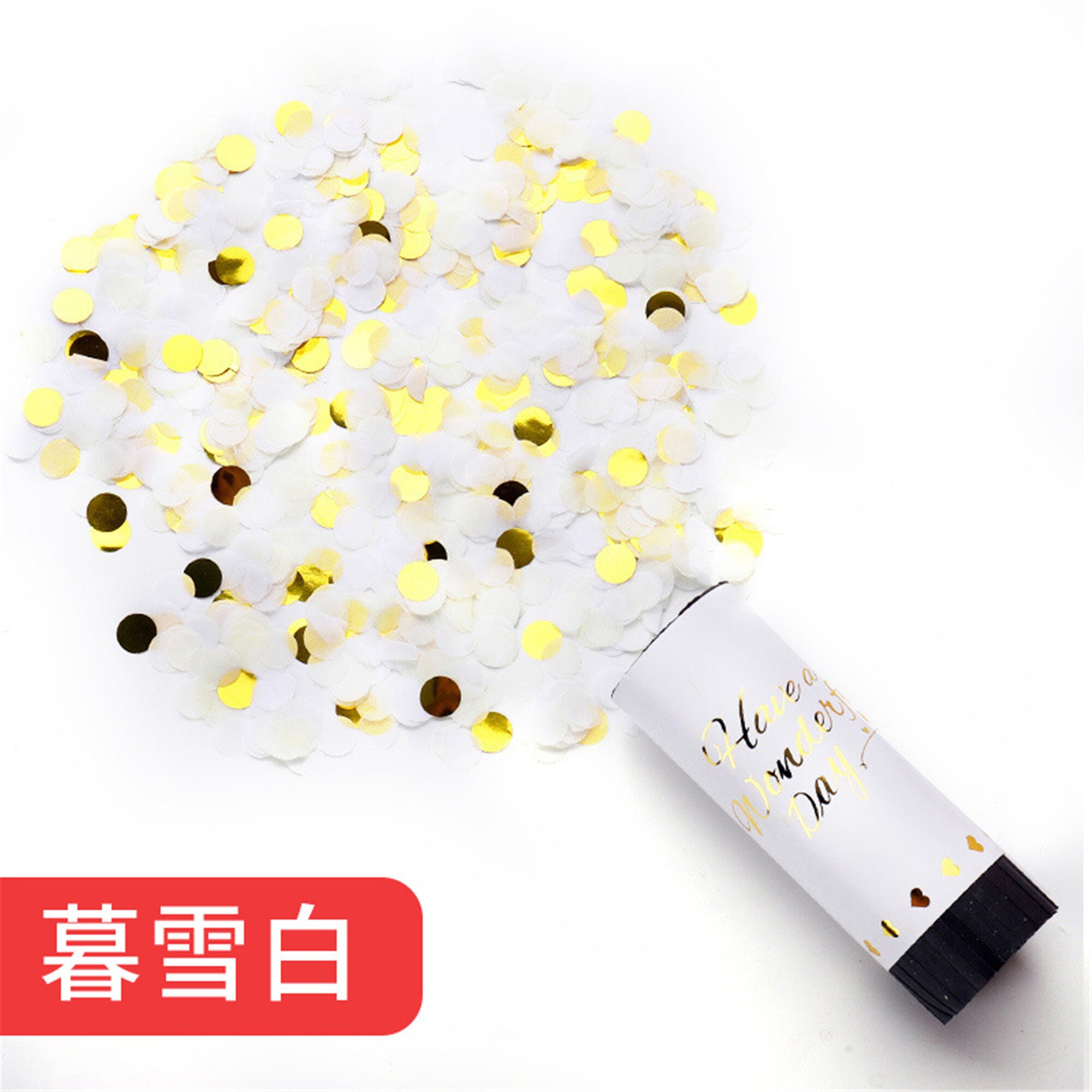 Mini Confetti Cannon With Spring Activated-wedding Confetti - Etsy UK