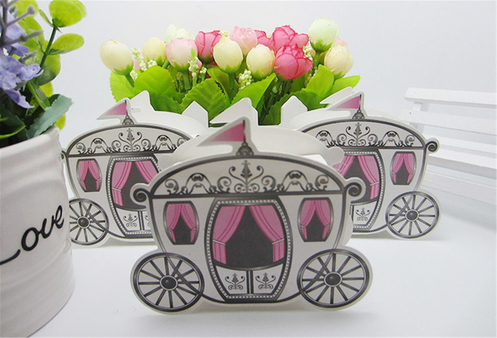 Wedding Favor Boxes-carriage Wedding Candy Boxes-wedding Treat | Etsy