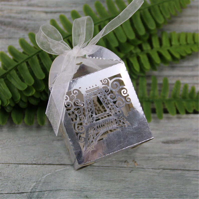 Eiffel Tower Favor Boxes-laser Cut Party Favor Box-creative - Etsy