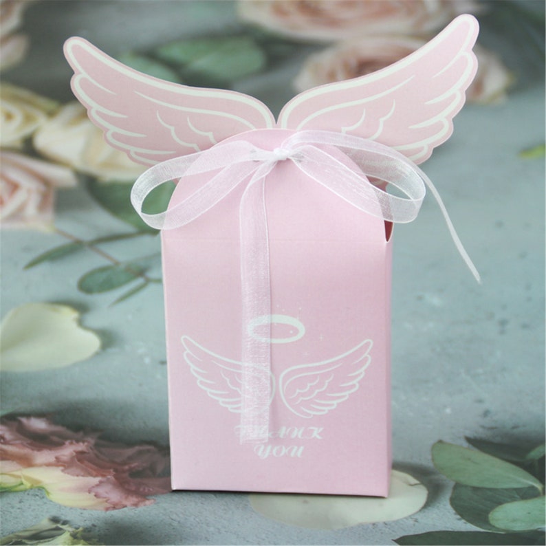 Angel Party Candy Favor Boxes-christining Party Favor - Etsy