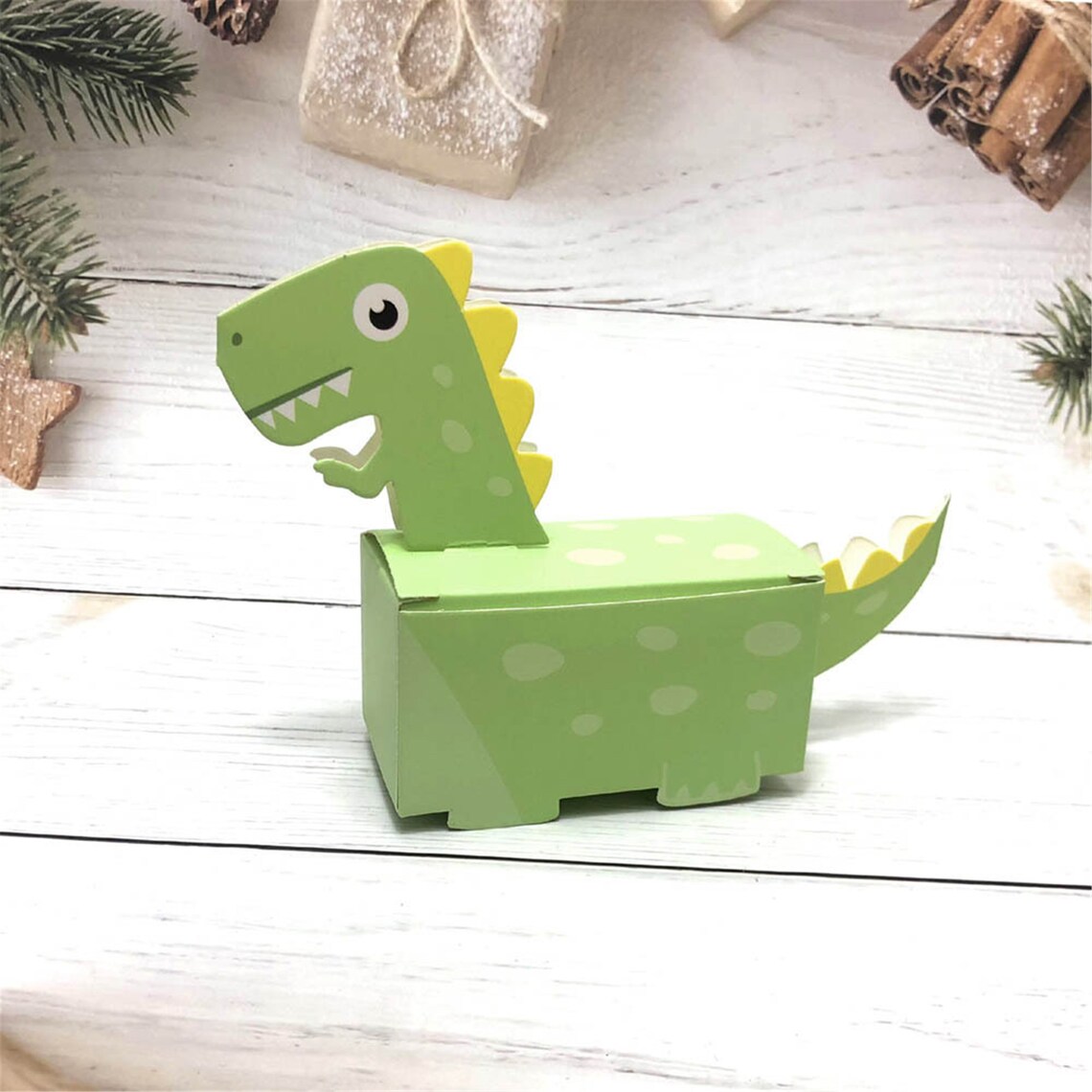 T-rex Dinosaur Party Favor Boxes-baby Favor Boxes-treat - Etsy