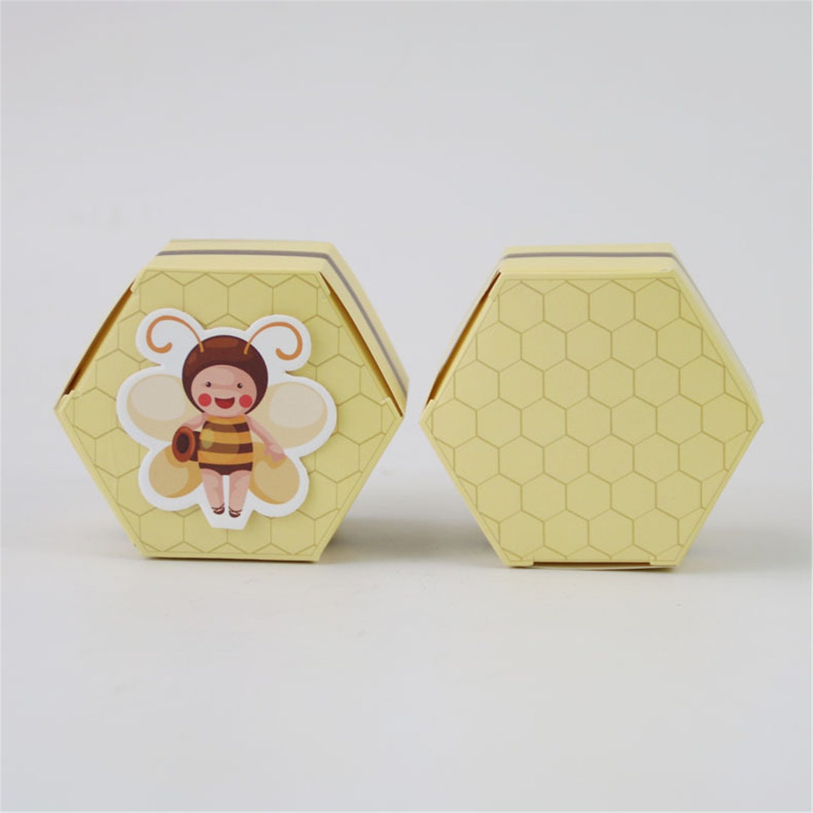 Baby Shower favor box-Bee favor boxes-Bumble Bee candy | Etsy