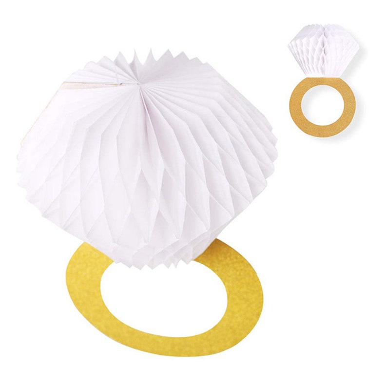 3pcs Ring Decorations-engagement Paper Ring-hanging Ring - Etsy