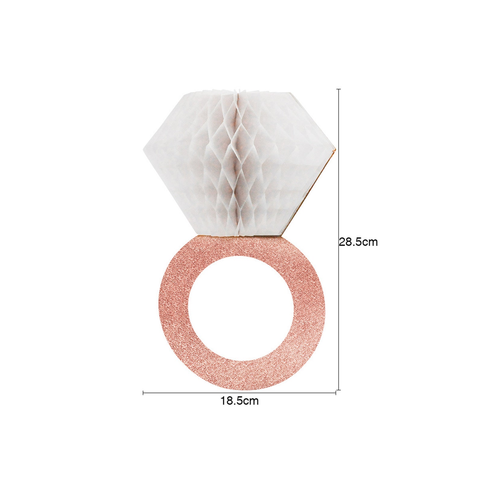 3pcs Ring Decorations-engagement Paper Ring-hanging Ring - Etsy