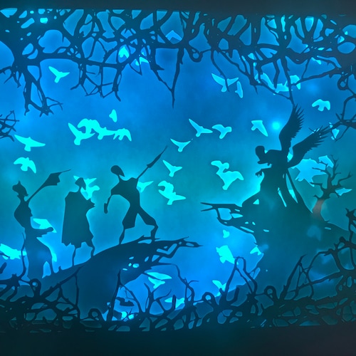 Three Brothers Shadow Box SVG and PNG - Etsy