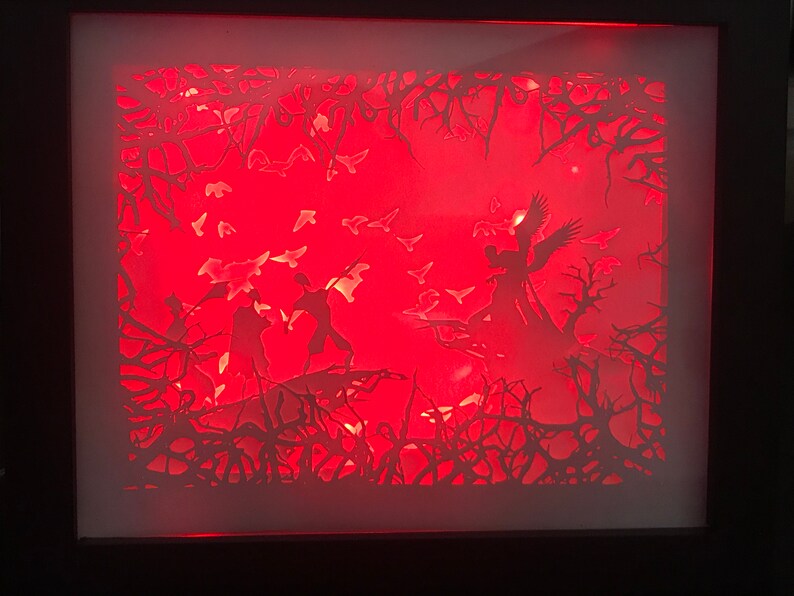 Three Brothers Shadow Box SVG and PNG | Etsy