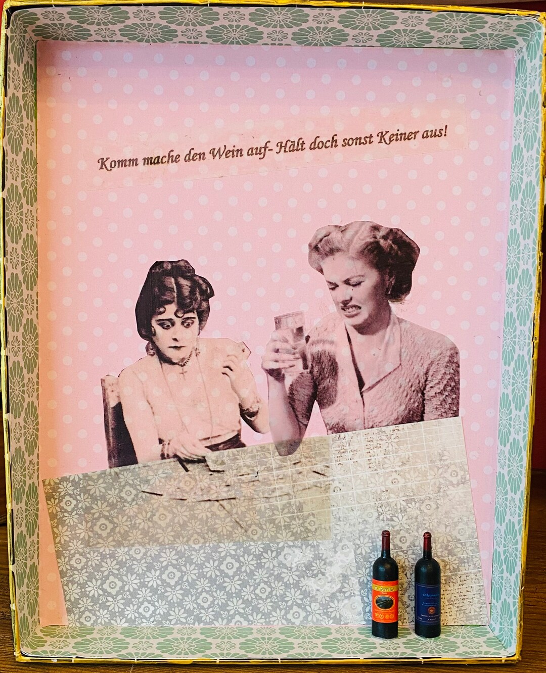 Collage, Retro Collage, Vintage, Box Art, Assemblage, Picture Art ...