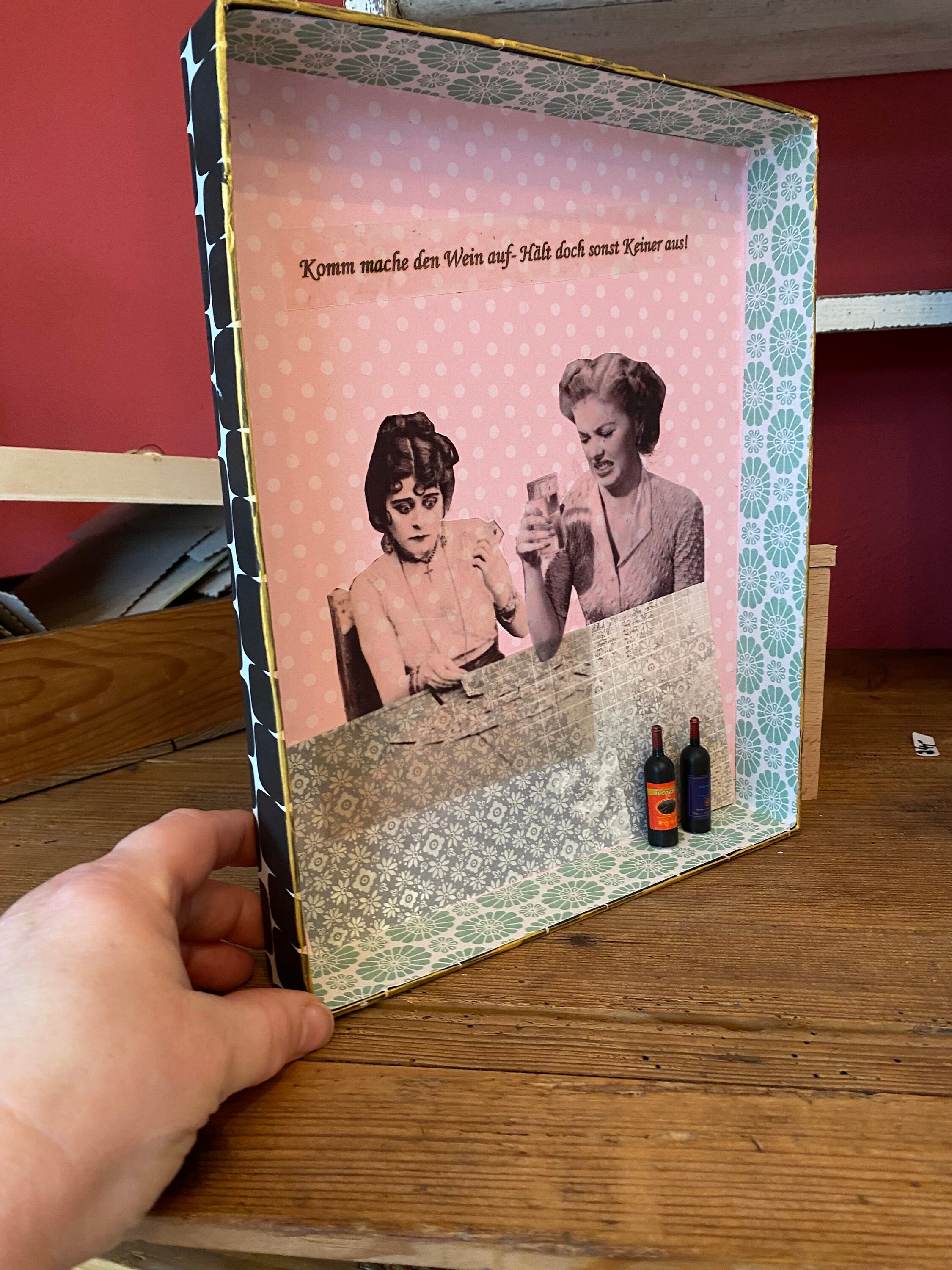 Collage, Retro Collage, Vintage, Box Art, Assemblage, Picture Art ...