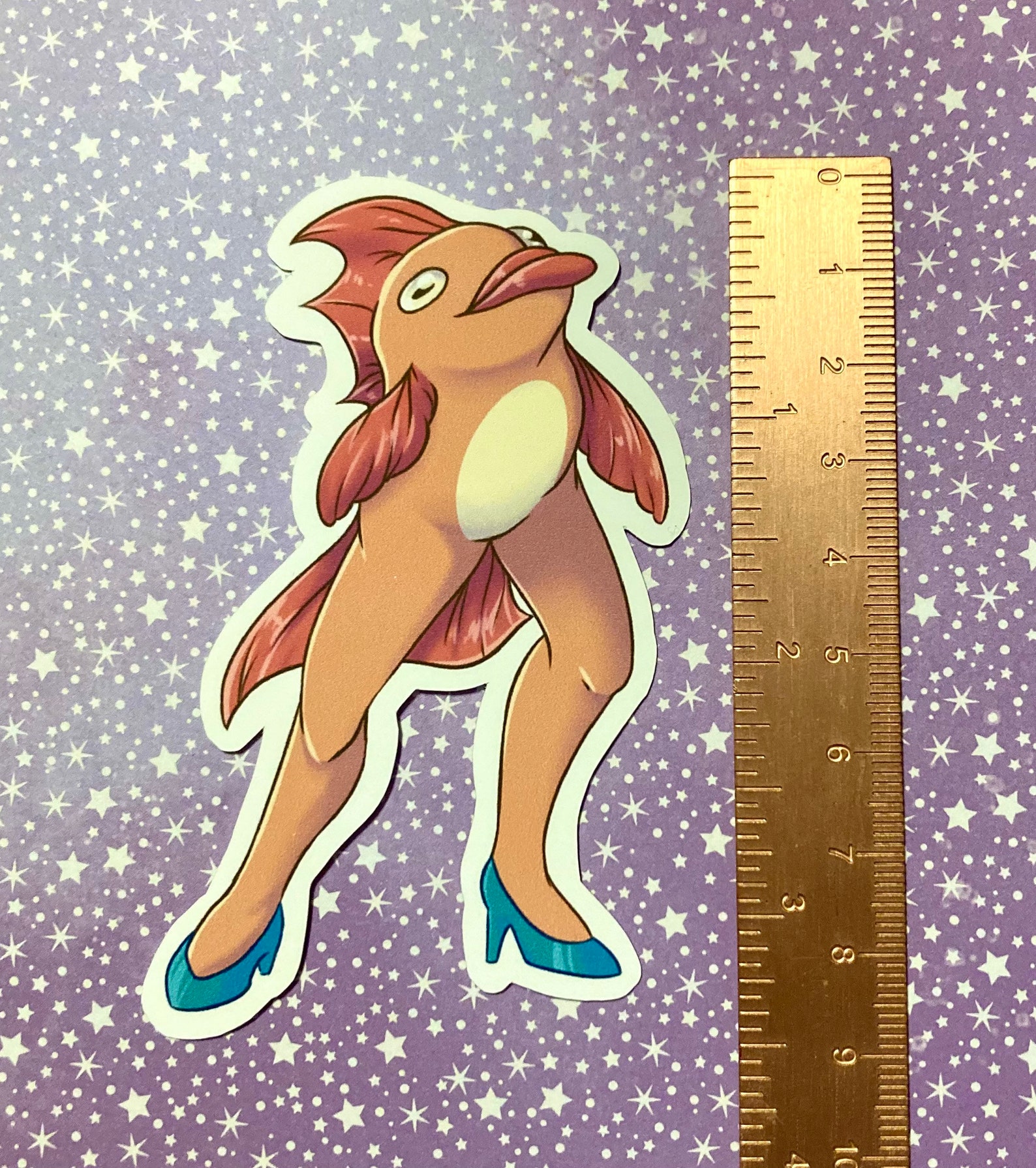 Reverse Mermaid Matte Vinyl Sticker Funny Gifts Fishlegs - Etsy