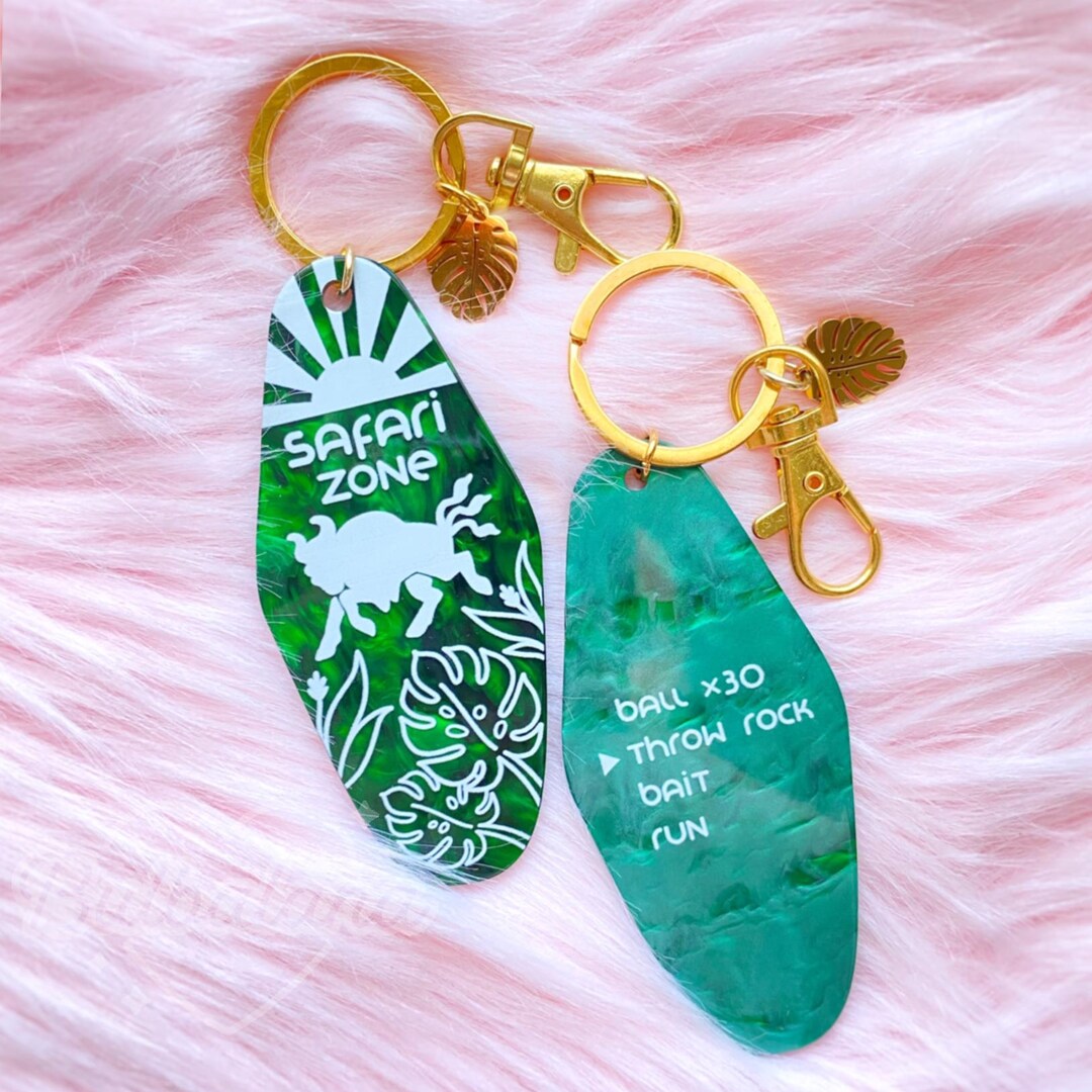 Safari Zone Keychain - Etsy