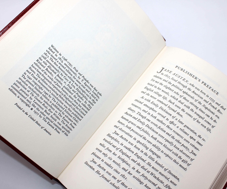 Pride and Prejudice. by Jane Austen. Illustrated by Helen Sewell ...