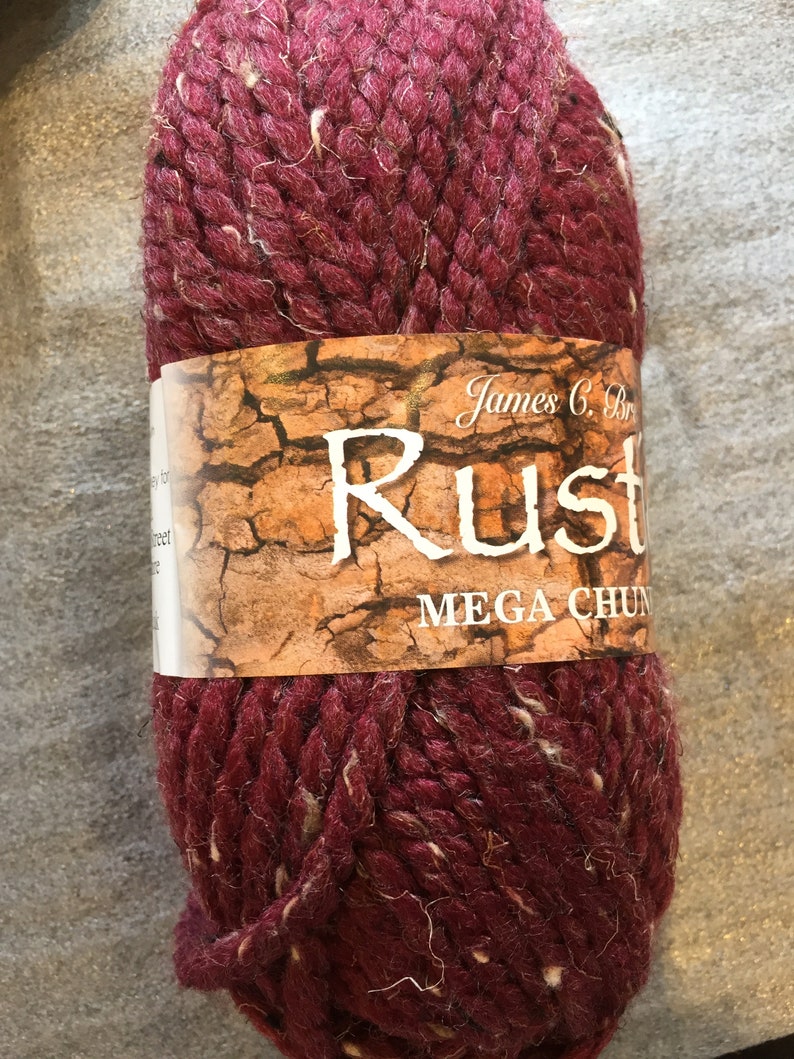 5x100g James C Brett Rustic Mega Chunky Knitting Wool Fleck Yarn New - Etsy
