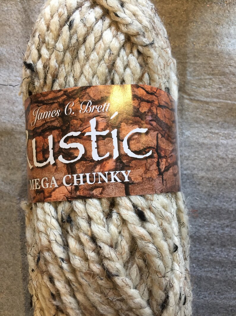 5x100g James C Brett Rustic Mega Chunky Knitting Wool Fleck Yarn New - Etsy