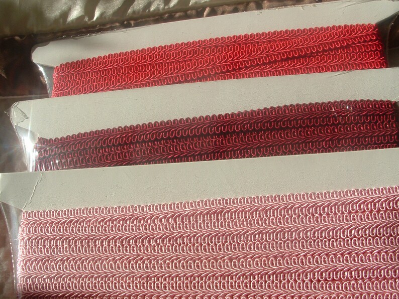 Trimming Ribbon Jacquard Braid 5 Yards Various Colours & - Etsy UK