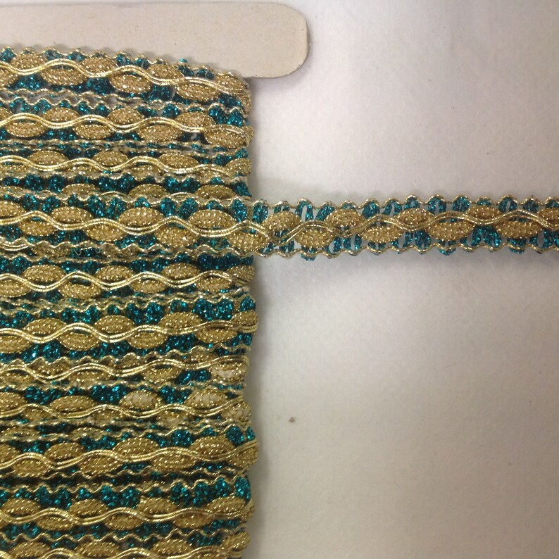 Trimming Ribbon Jacquard Braid 5 Yards Various Colours & - Etsy UK