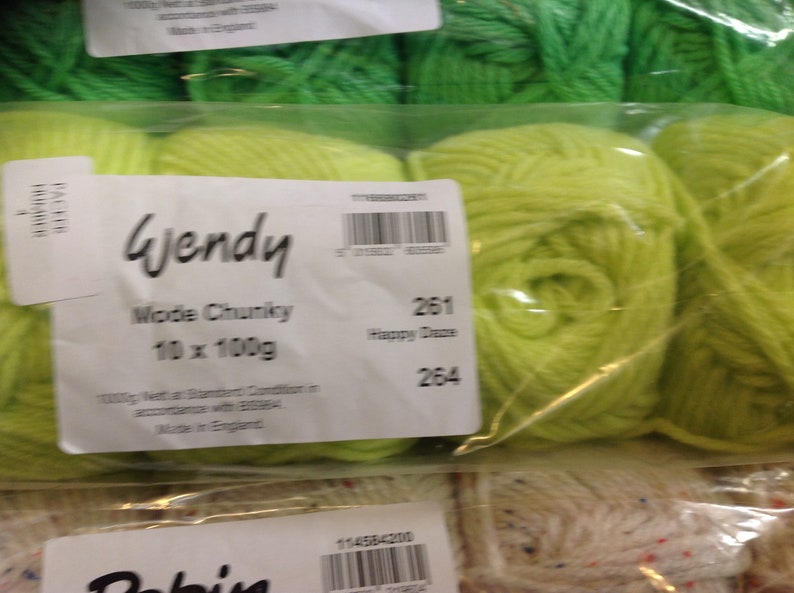 Wendy Mode Chunky Knitting Wool Yarn 50% Pure Merino Wool and - Etsy
