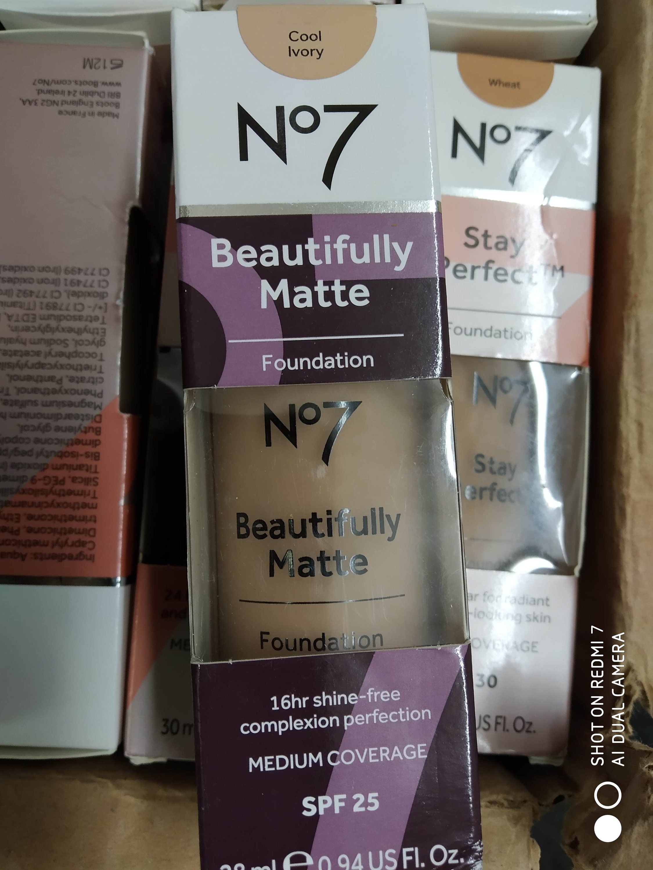 Boots N07 BEAUTIFULLY MATTE FOUNDATION 28ml Medium Coverage SPF25 ...