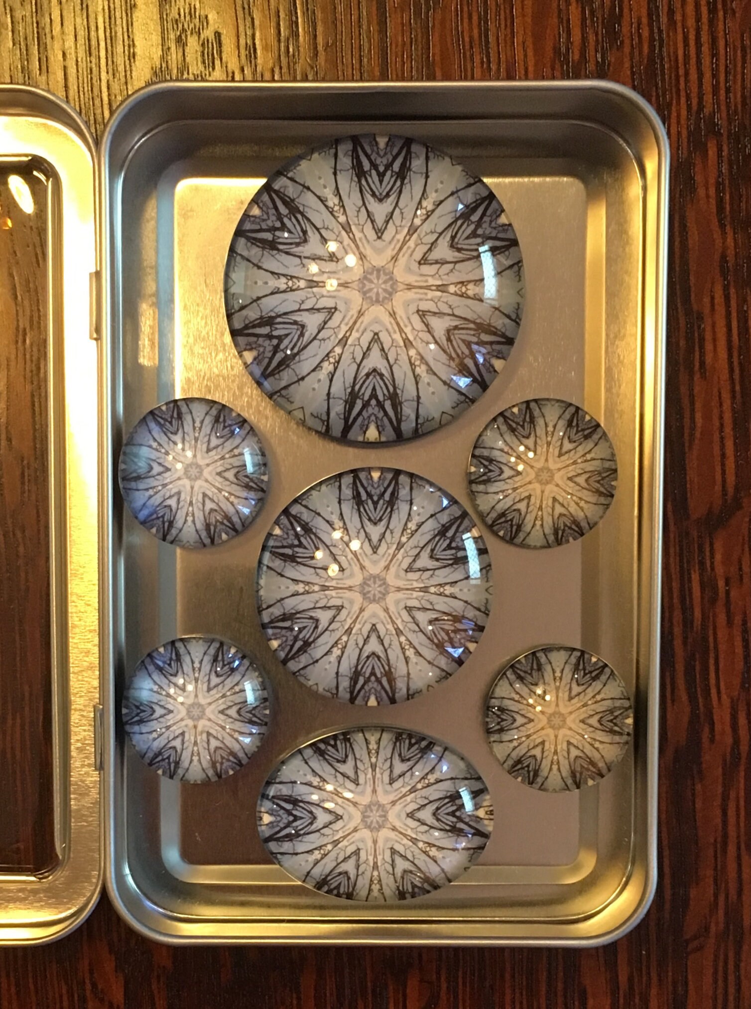 Glass Magnets, 7 Pc Set, Perfect for Kitchen, Cubicle, Message Board ...